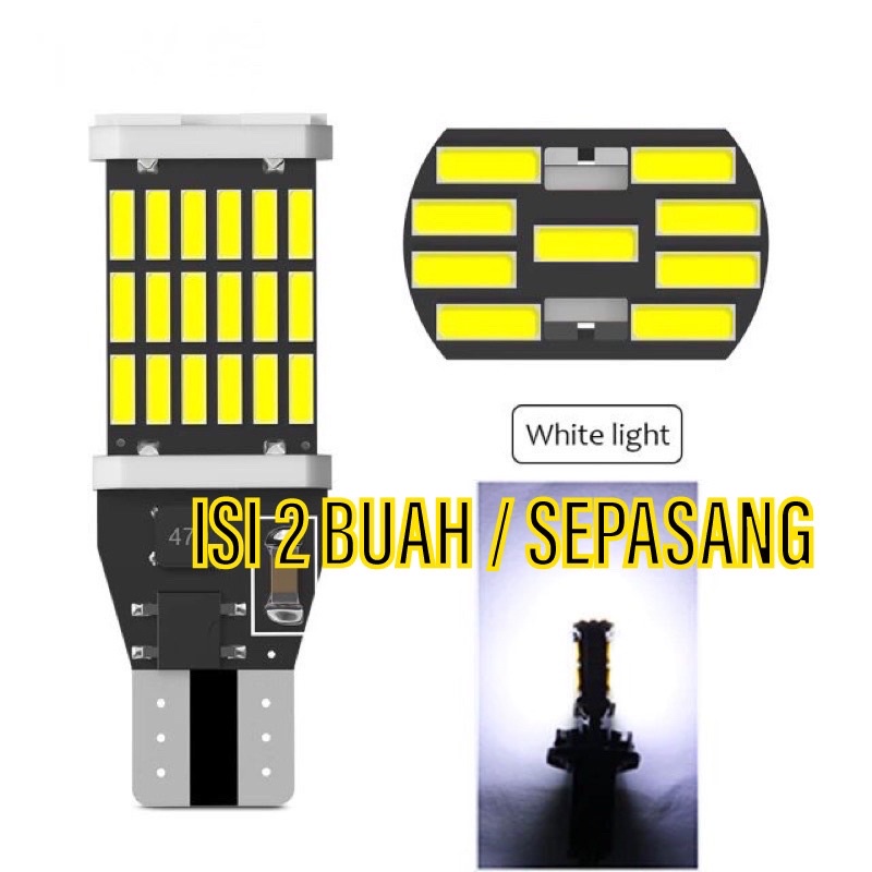 Jual LAMPU LED T10 45 MATA 1000LM 12 VOLT / BOLA CUCUK LED / LAMPU LED ...