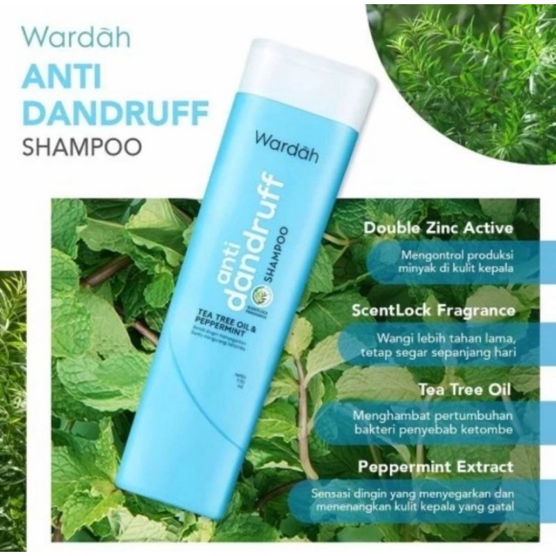 Jual Wardah shampo anti dandruff shampo 170ml | Shopee Indonesia