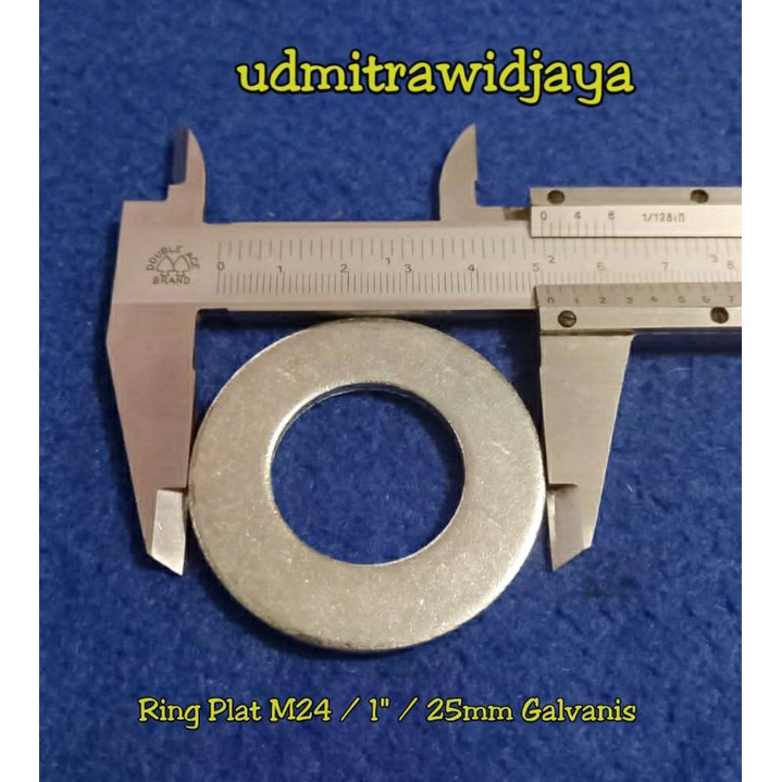Jual Ring plat galvanis putih TEBAL 1inch 1" M24 / kunci 36 dan 36an ...