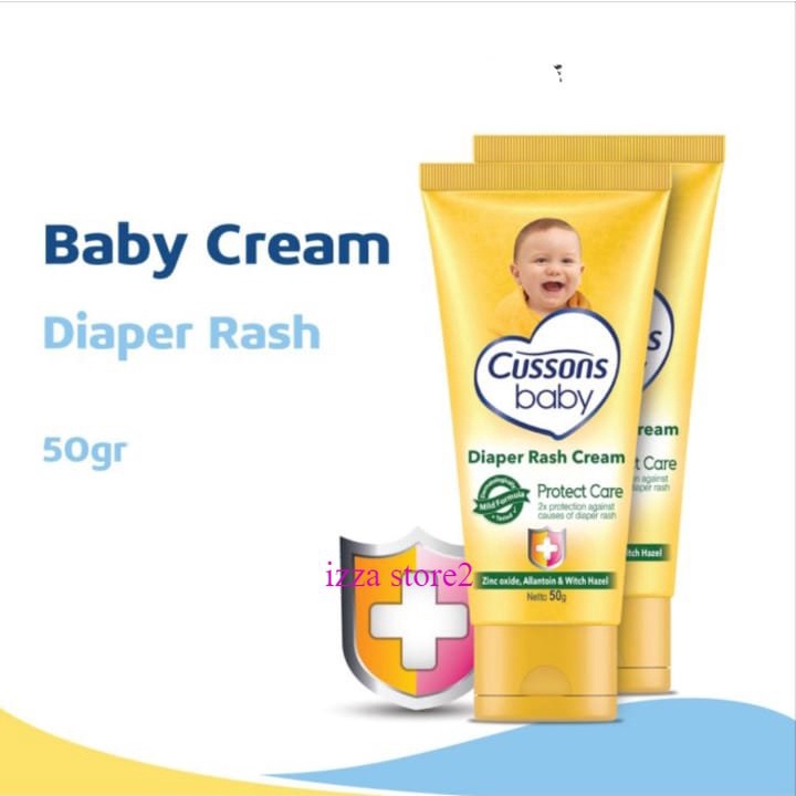 Jual Cussons Baby Cream Diaper Rash - Krim Bayi Anti Ruam Popok 50gr ...