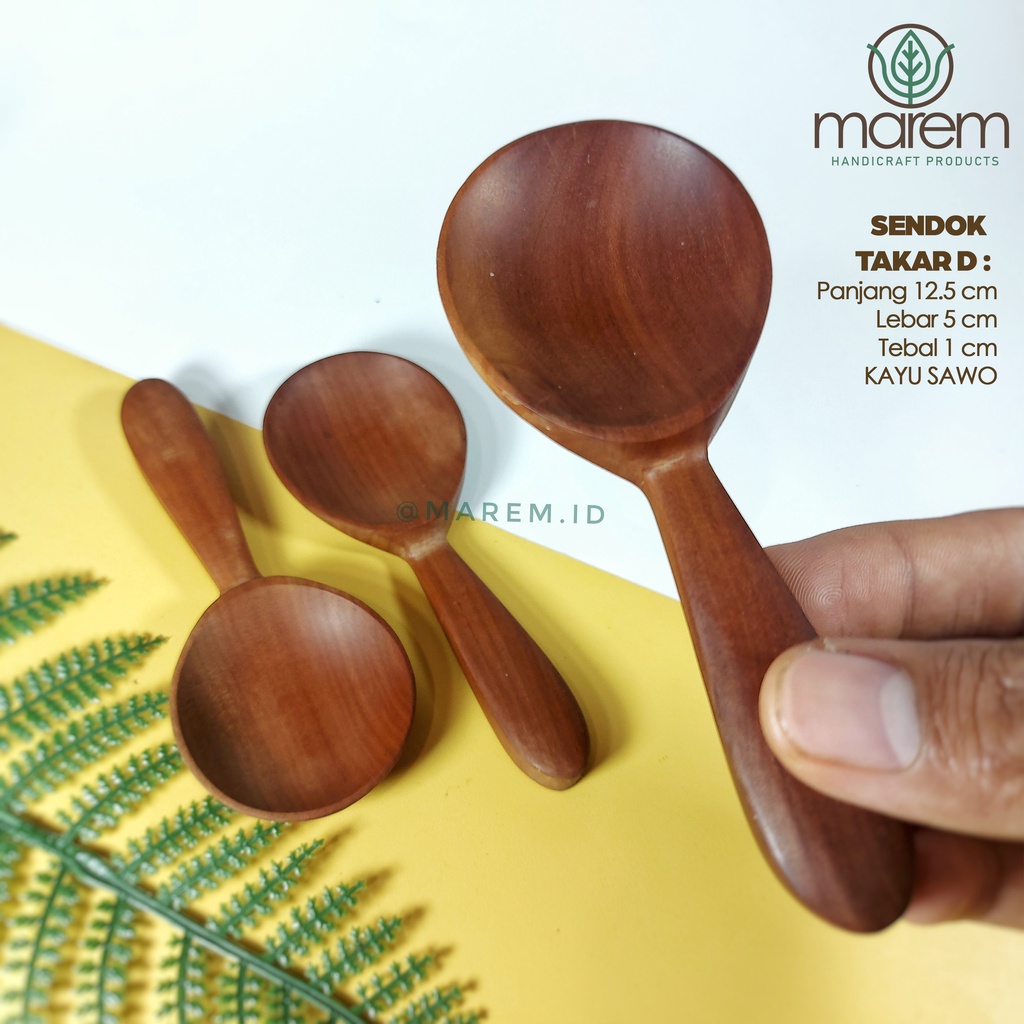 Jual SENDOK TAKAR BUMBU | SENDOK GULA | SENDOK TAKAR KAYU | SENDOK SKOP ...