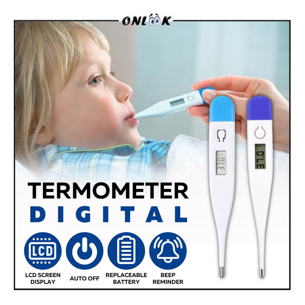 Jual Ternometer Suhu Badan Bayi Digital Termometer Digital Anak dan ...