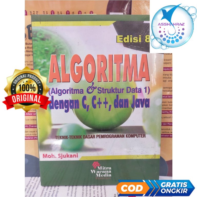 Jual Algoritma dan Struktur Data dengan C,C++ dan Java Edisi 8 - Moh. Sjukani #M | Shopee Indonesia