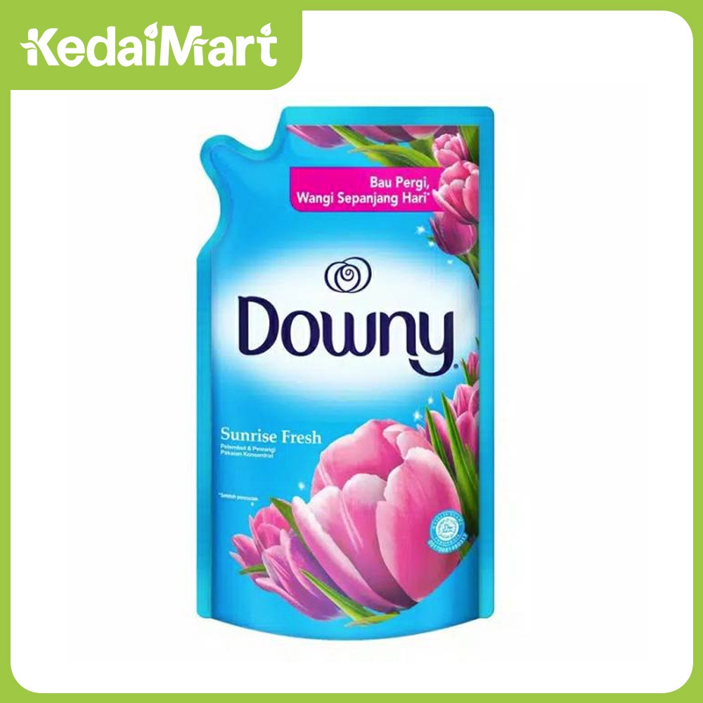 Jual Downy Pelembut & Pewangi Pakaian Sunrise Fresh Pouch 900 ml ...