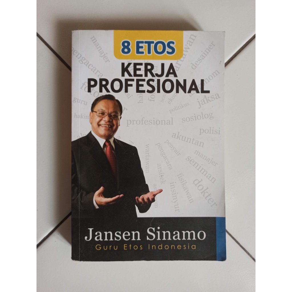 Jual Buku 8 Etos Kerja Profesional Jansen Sinamo | Shopee Indonesia