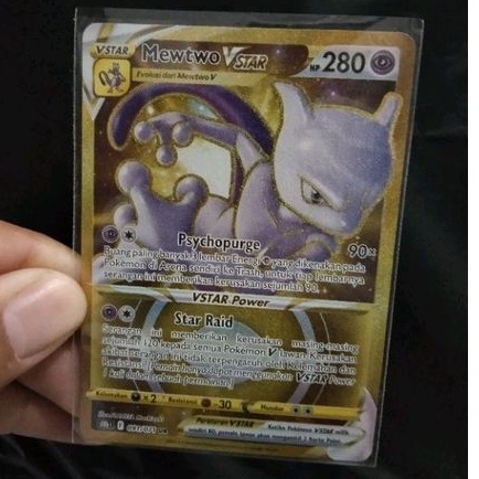 Jual Mewtwo Vstar Gold Ur 091/071 s10B pokemon TCG | Shopee Indonesia