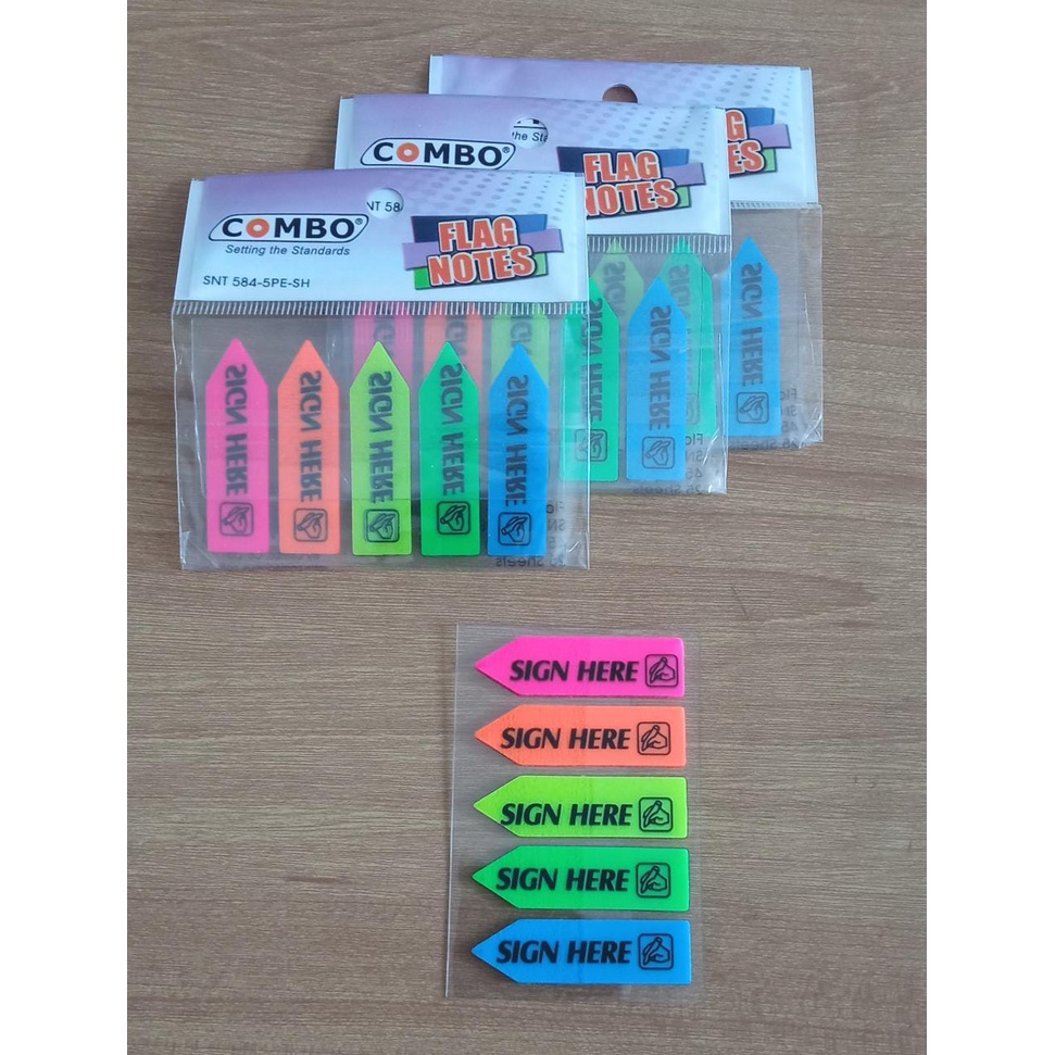 Jual Stick Note SIGN HERE (1 set) | Shopee Indonesia