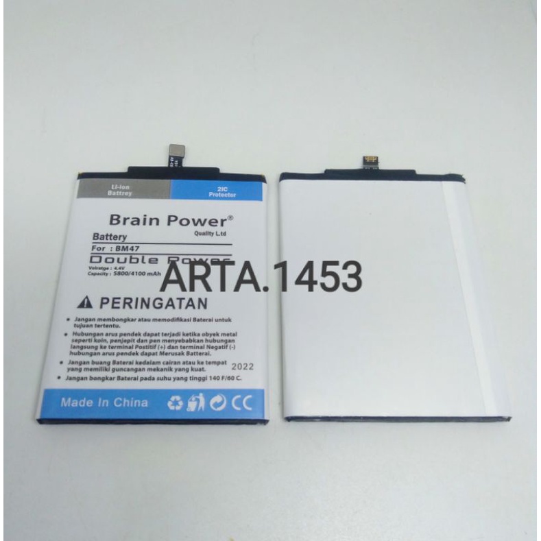 Jual BATERAI BATU BATERAY DOUBLE POWER BM47 BM 47 XIAOMI REDMI 3 3S 3X ...