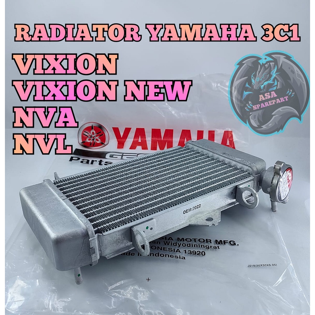 Jual RADIATOR PENDINGIN MESIN KUALITAS ASLI ORIGINAL YAMAHA 3C1 VIXION ...