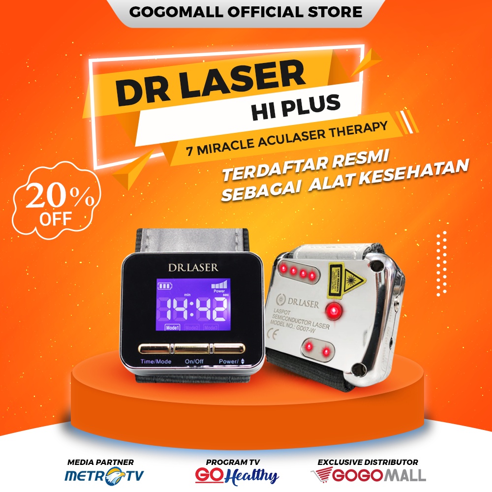 Jual DR LASER HI PLUS TERAPI MELANCARKAN ALIRAN DARAH GARANSI RESMI ...