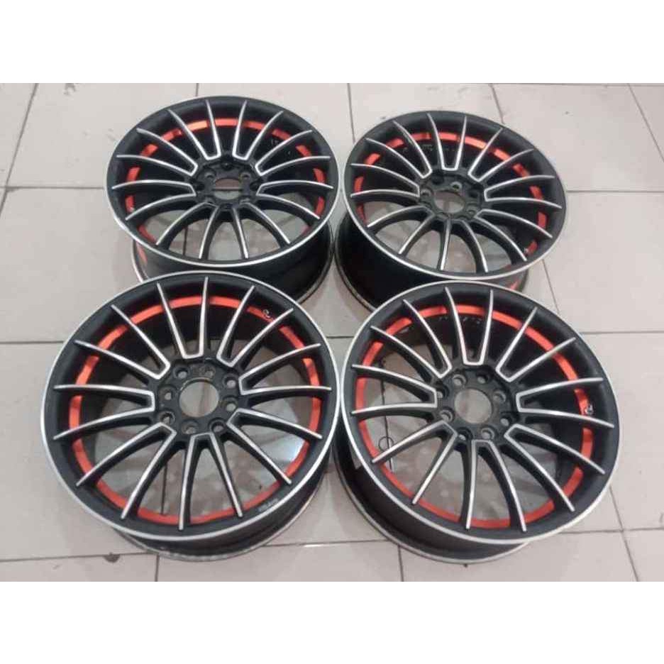 Jual Velg Seken Mobil Murah RACING Ring 16 Hole 4X100 4X114,3 ET38 Lebar 7 Untuk Mobil Jazz ...