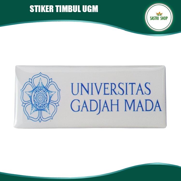 Jual Stiker Timbul atau Stiker Emblem Universitas Gajah Mada (UGM ...