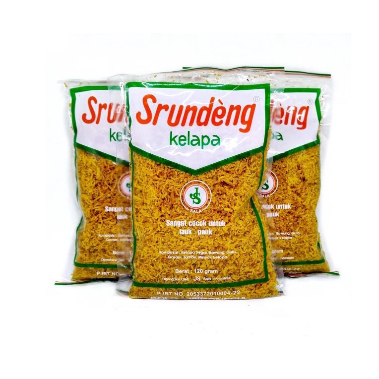 Jual Serundeng Kelapa Srundeng Solo Js Sala Gurih Siap Santap | Shopee ...