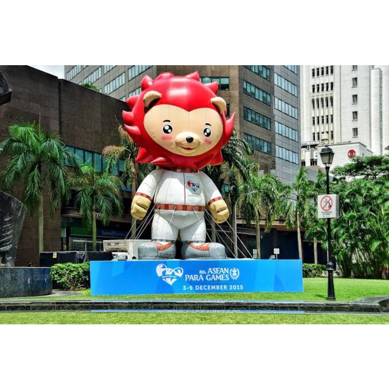 Jual Boneka Maskot 8 th Asean Para Games Singapore 2015 Size 30 cm ...