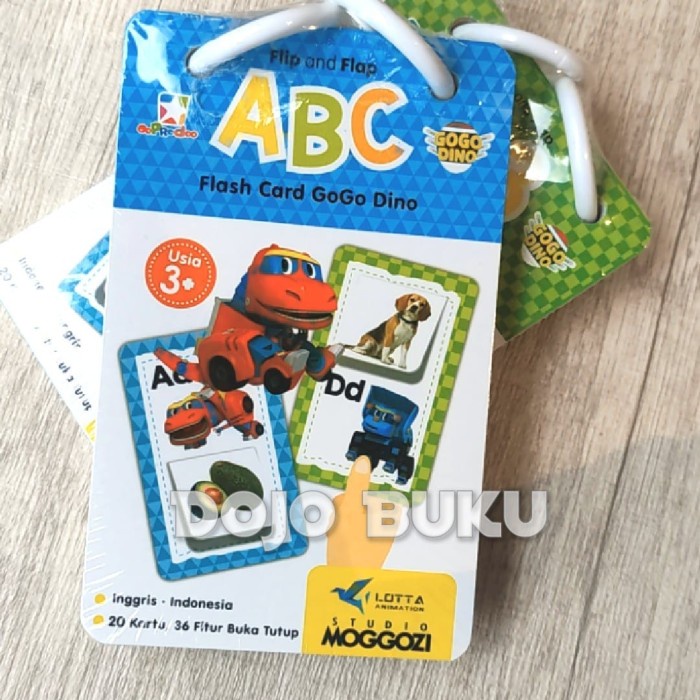 Jual Opredo Flip And Flap Abc Flash Card Gogo Dino by Lotta Animation ...