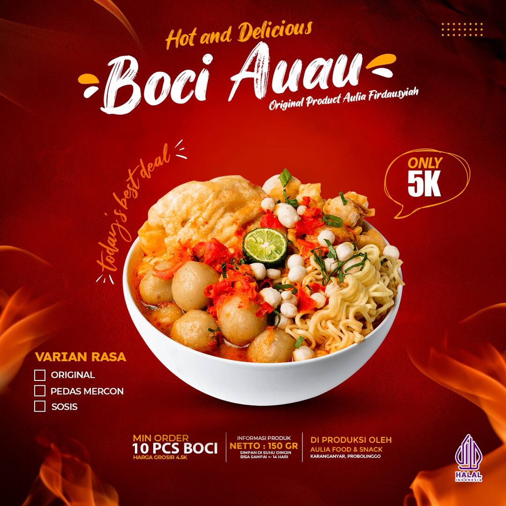 Jual Baso Aci Boci Auau Homemade Murah Paket Lengkap | Shopee Indonesia