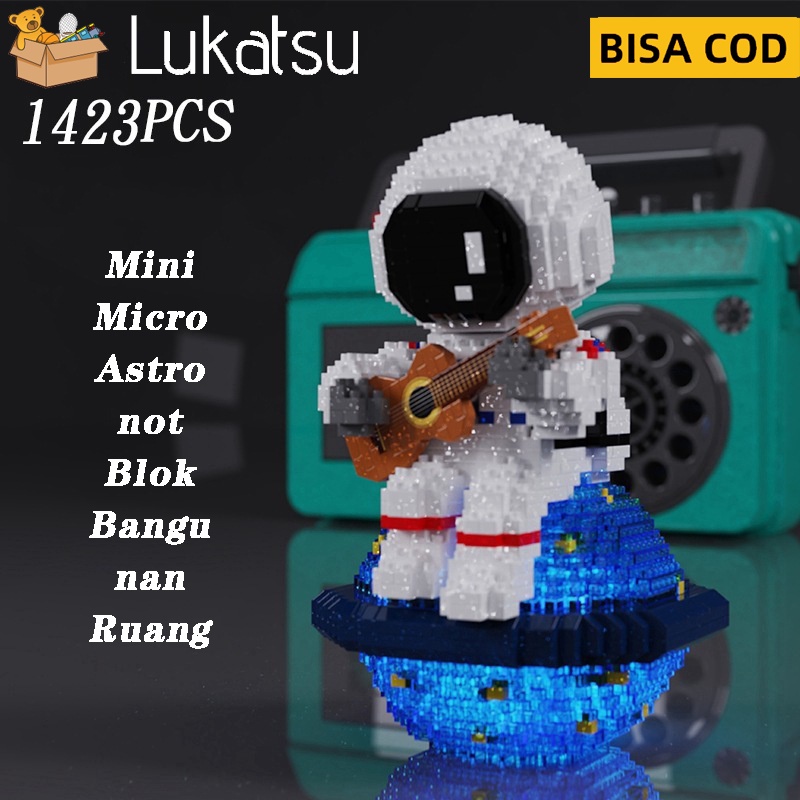 Jual Mini Micro Astronot Blok Bangunan Ruang Bulat Satelit Astronot ...