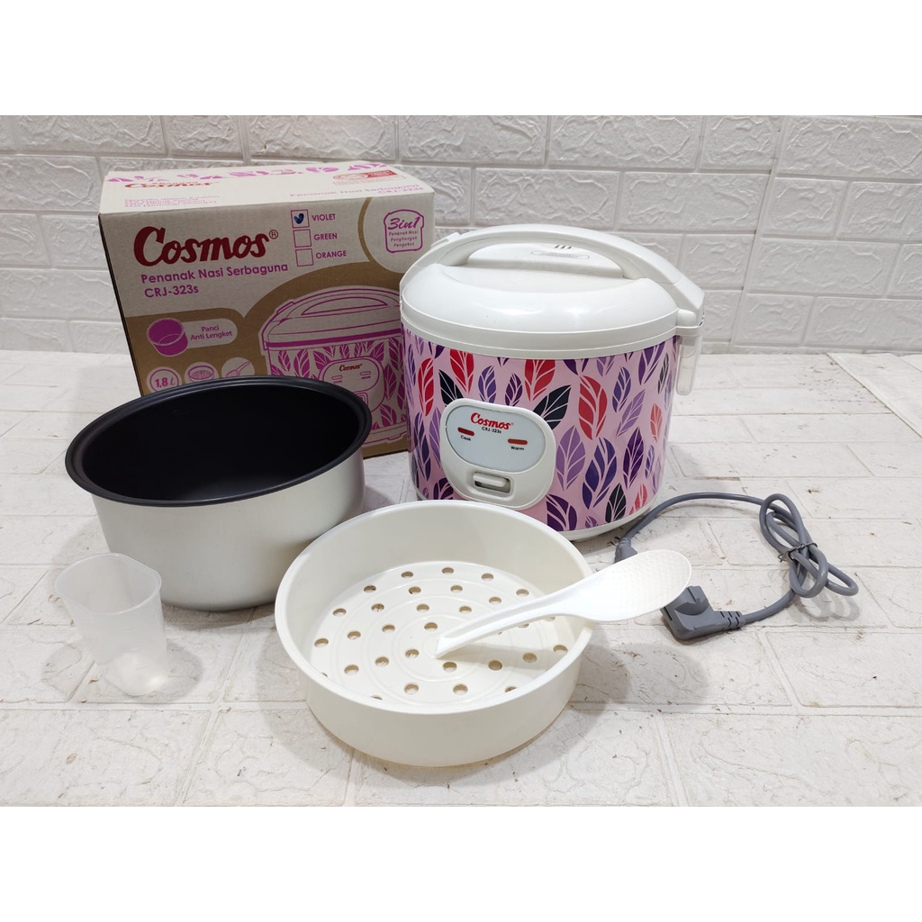 Jual Rice Cooker Cosmos 1.8 liter CRJ 323s (Low watt)- Magic Com ...