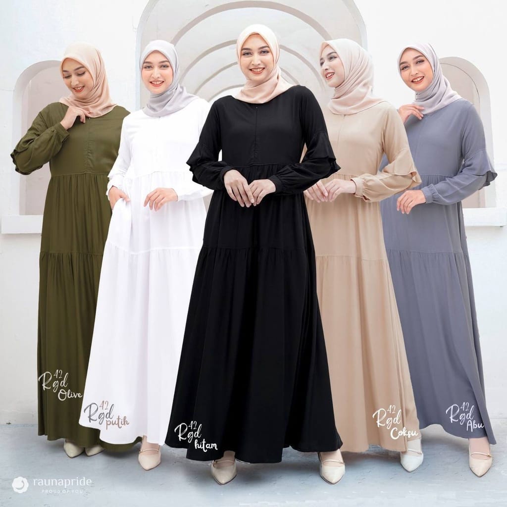 Jual [READY STOCK] DRESS RAUNA CODE RGD 42 | DRESS ORIGINAL BY RAUNA ...