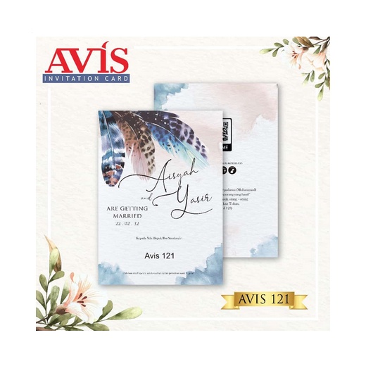Jual Avis 121 Blanko Undangan | Undangan Murah | Blangko Undangan ...