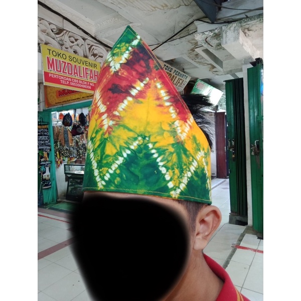 Jual TOPI ADAT LAWUNG BANJAR MOTIF SASIRANGAN | Shopee Indonesia