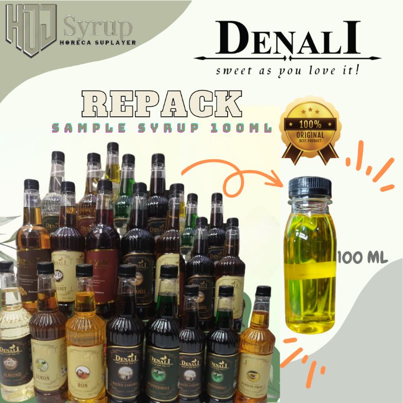Jual Denali Syrup Sample All variant (Repack) 100ml / 125gr | Shopee ...