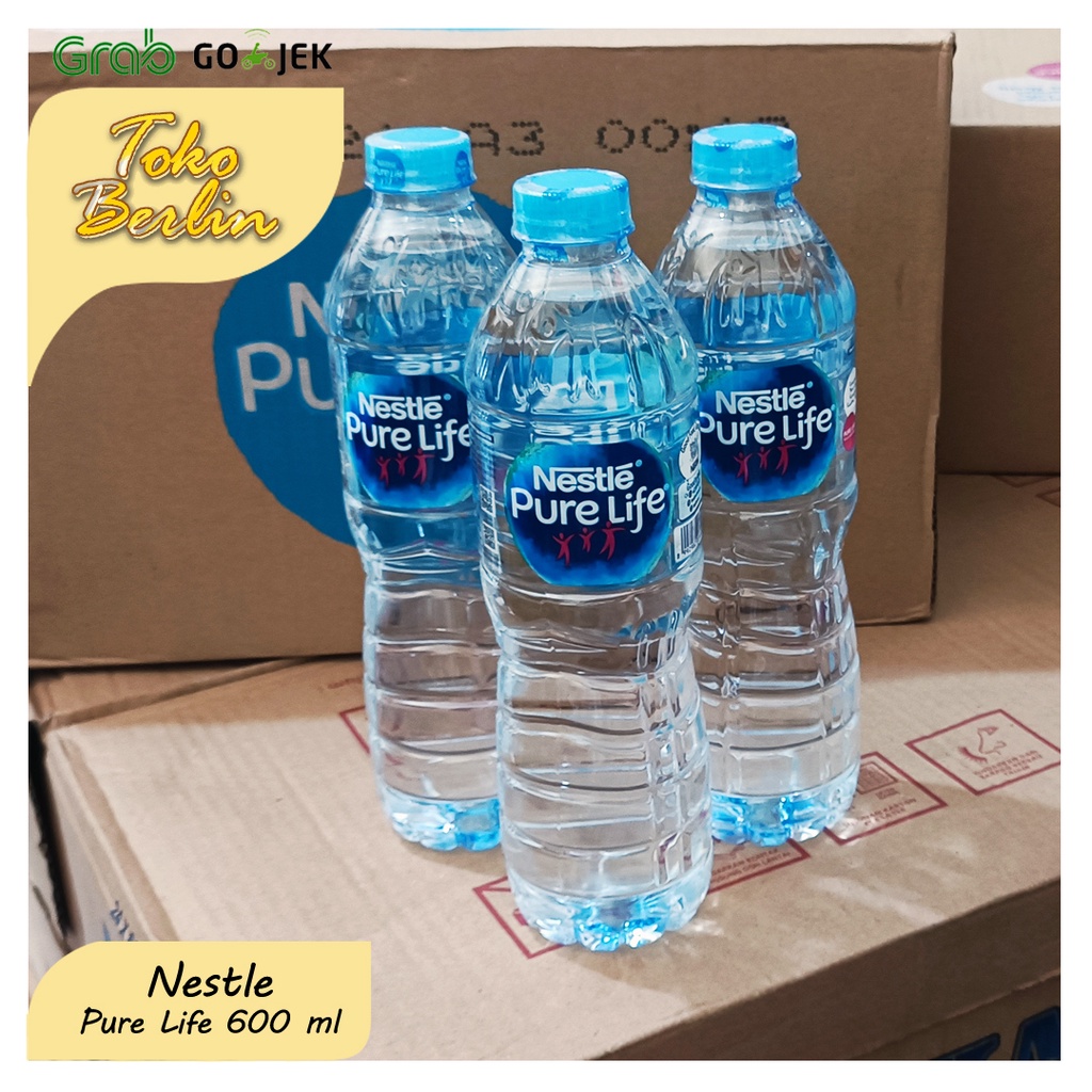Jual NESTLE PURE LIFE 600 ML ISI 24 BOTOL AIR MINUM MINERAL | Shopee ...