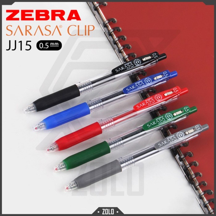 Jual [zolo] ZEBRA Sarasa Clip 0,5 / Gel Pen Sarasa JJ15 | Shopee Indonesia