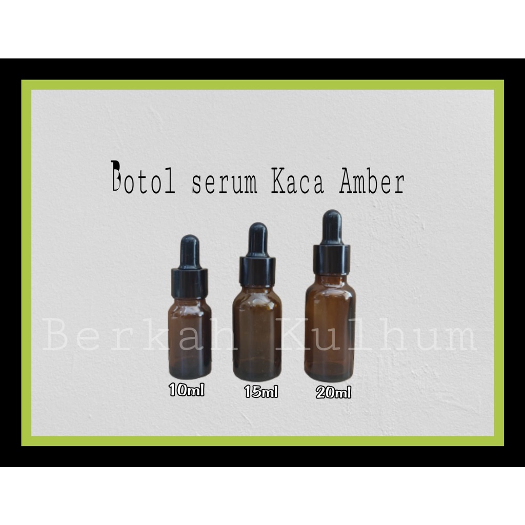 Jual Botol Serum Skincare Essence Dropper Pipet Kaca Amber Coklat 20ml ...