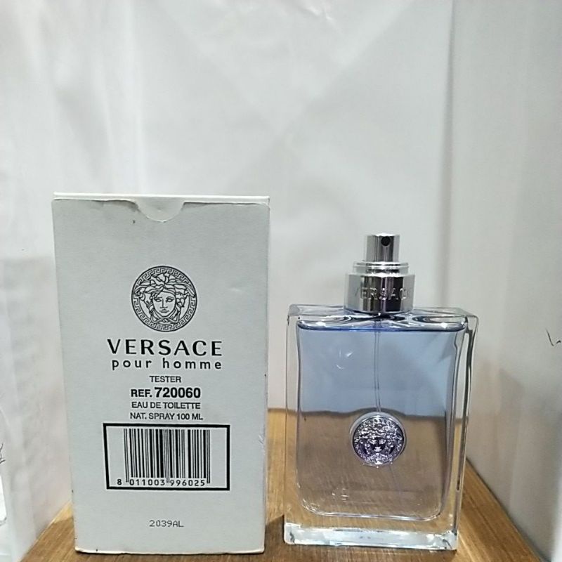 Jual Versace pour homme tester edt 100ml | Shopee Indonesia