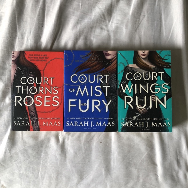 Jual A Court of Thorns and Roses, A Court of Mist and Fury, A Court of Wings and Ruin Sarah J ...