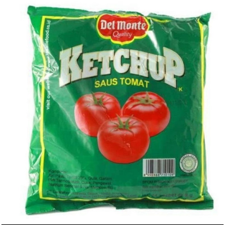 Jual DELMONTE SAUS TOMAT SACHET ISI 24 / DELMONTE SAUS SAMBAL SACHET ...