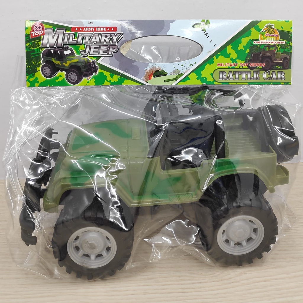 Jual Mainan Mobil Jeep Militer Tentara - Military BATTLE Car | Shopee ...