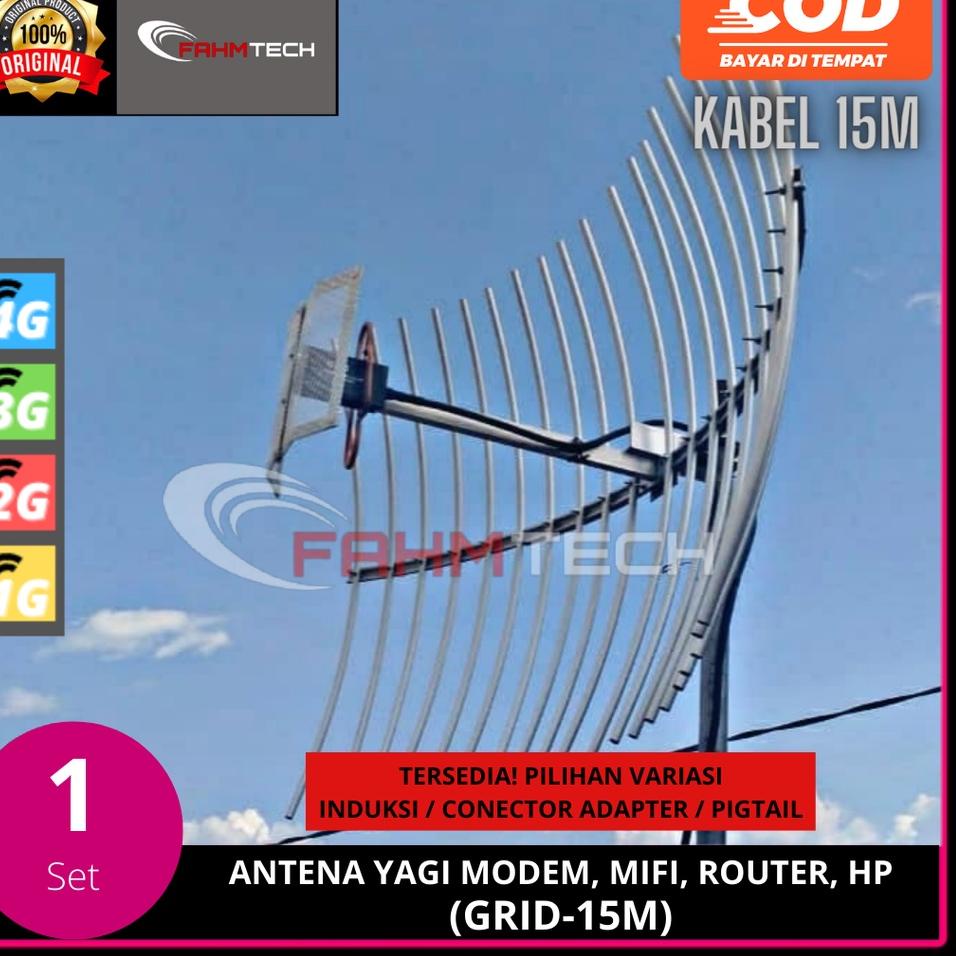 Jual Kejutan Besar Antena Yagi Grid Modem, Mifi, Router, HP 4G - FAHM ...