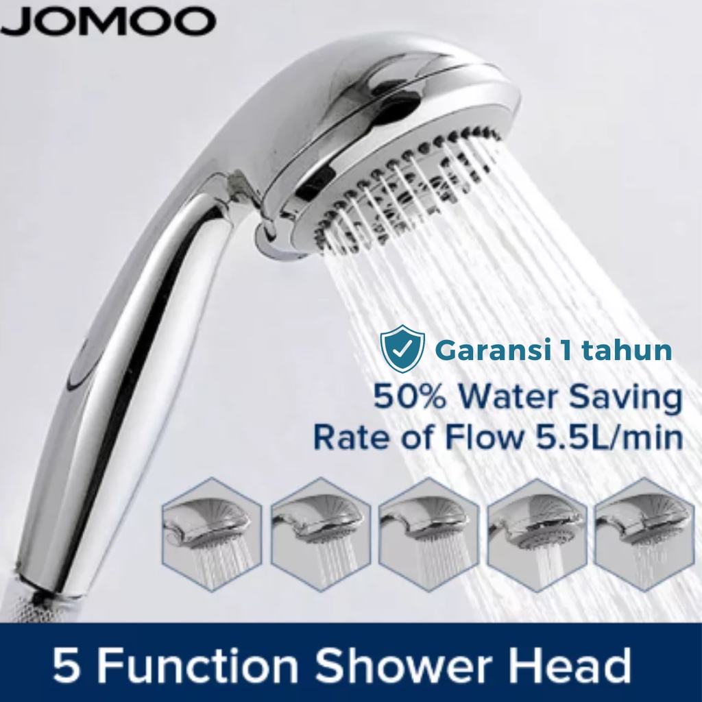 Jual Jomoo Shower Kamar Mandi Paket dengan Selang Bahan Stainlees Steel Shower Hemat Air ...