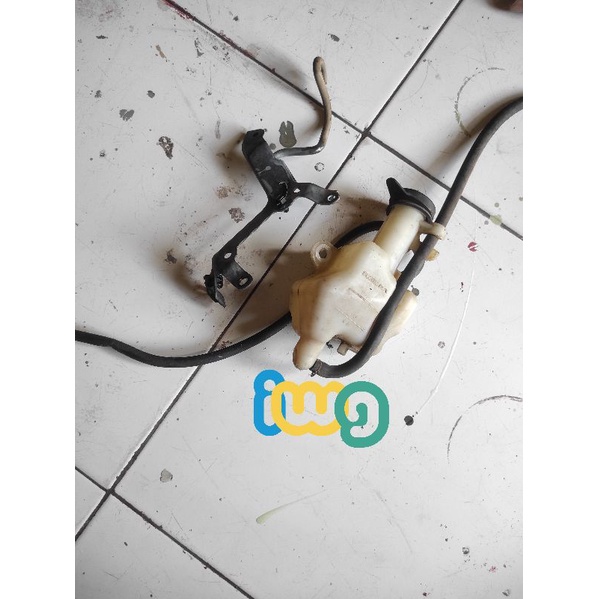 Jual tempat wadah air radiator set breket supra gtr 150 original ...