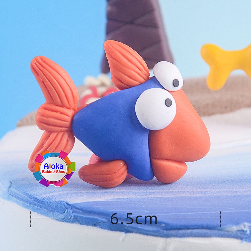 Jual Topper Kue Mermaid Hewan Laut Clay / Dekorasi Ulang Tahun Mermaid ...