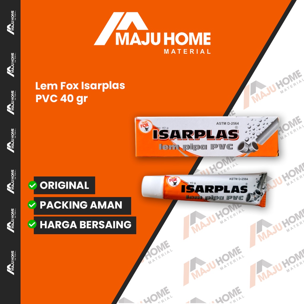 Jual Lem Fox Isarplas PVC 40 gr | Shopee Indonesia