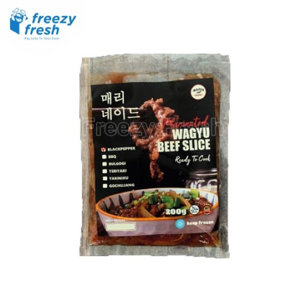 Jual Marinated Wagyu Beef Slice 200gr by Mafia Daging | Shopee Indonesia