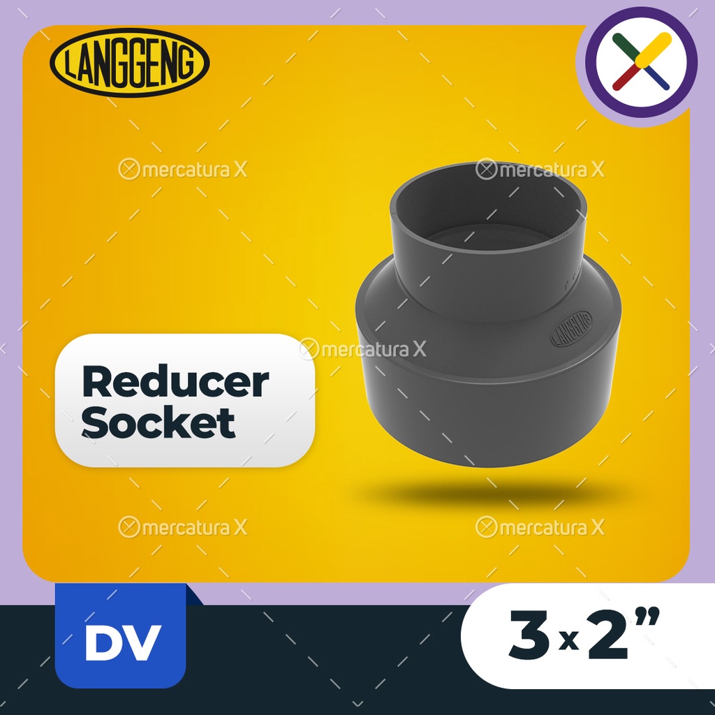 Jual Reducer Socket - DV 3x2" - Fitting PVC | Shopee Indonesia