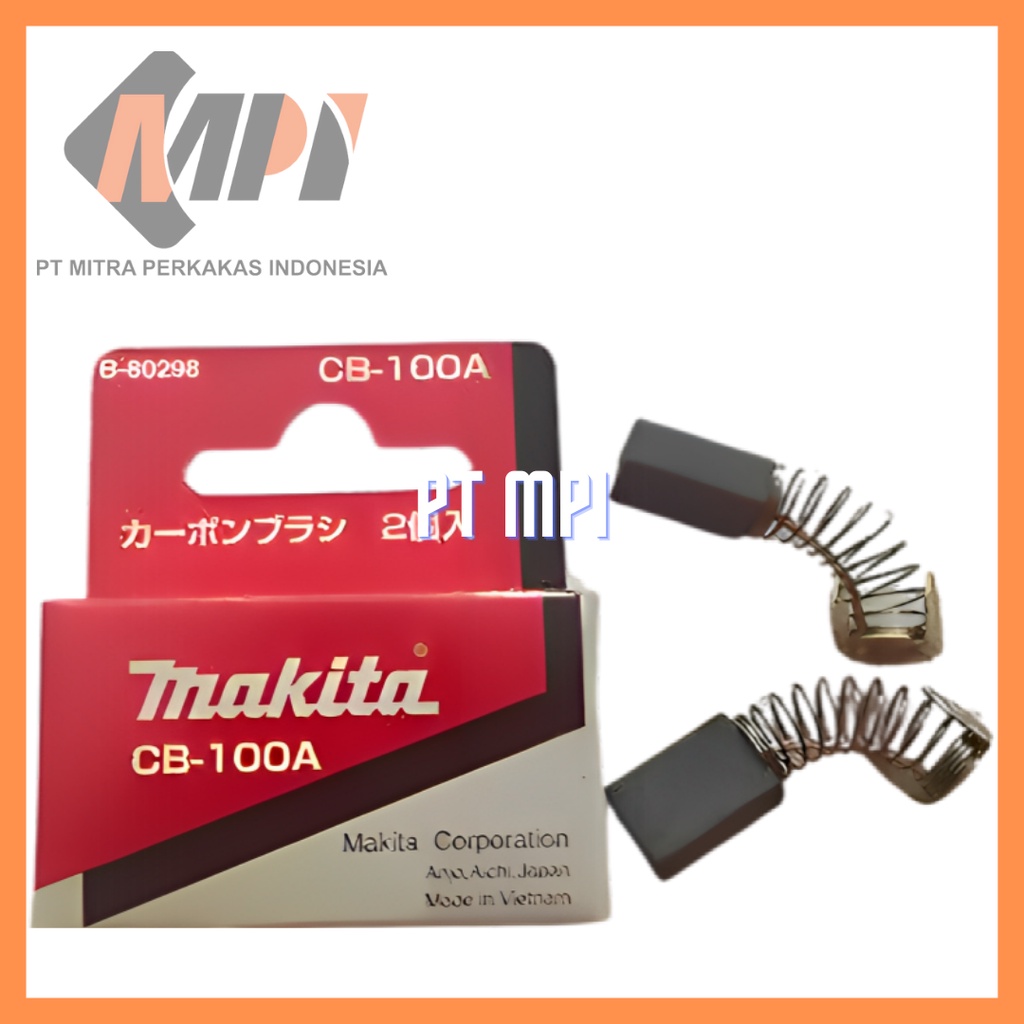 Jual Carbon Brush Makita 100 A / CB100A / CB-100A / CB 100 A B-80298 ...