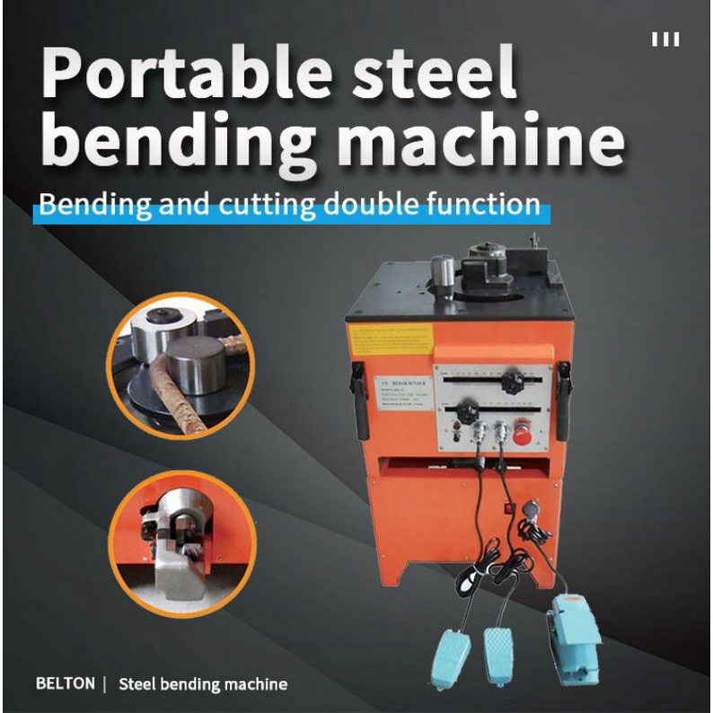 Jual RBC-25 Multifunctional portable hydraulic rebar cutter and bender ...