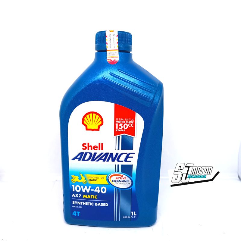 Jual Oli Shell Advance 4T AX7 10W-40 Scooter/Metic (1 liter) | Shopee ...