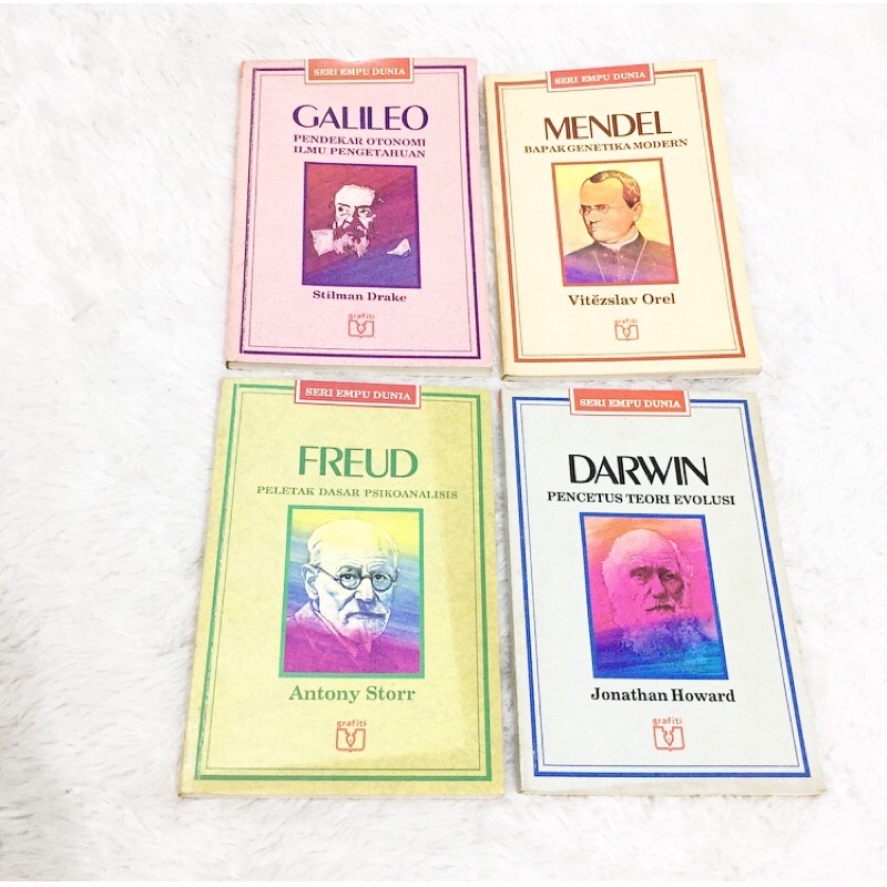 Jual Buku Seri Empu Dunia Freud Galileo Mendel Darwin | Shopee Indonesia