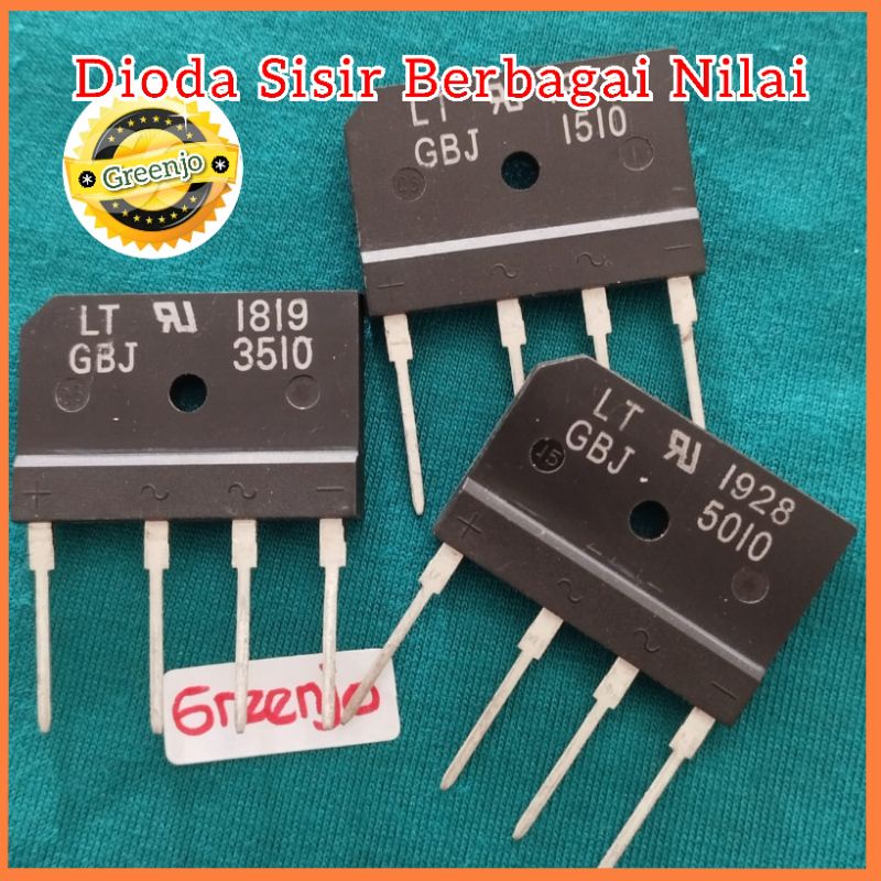 Jual Dioda Sisir 10A 15A 25A 35A 50A 60A 1000V Diode Bridge Kiprok ...