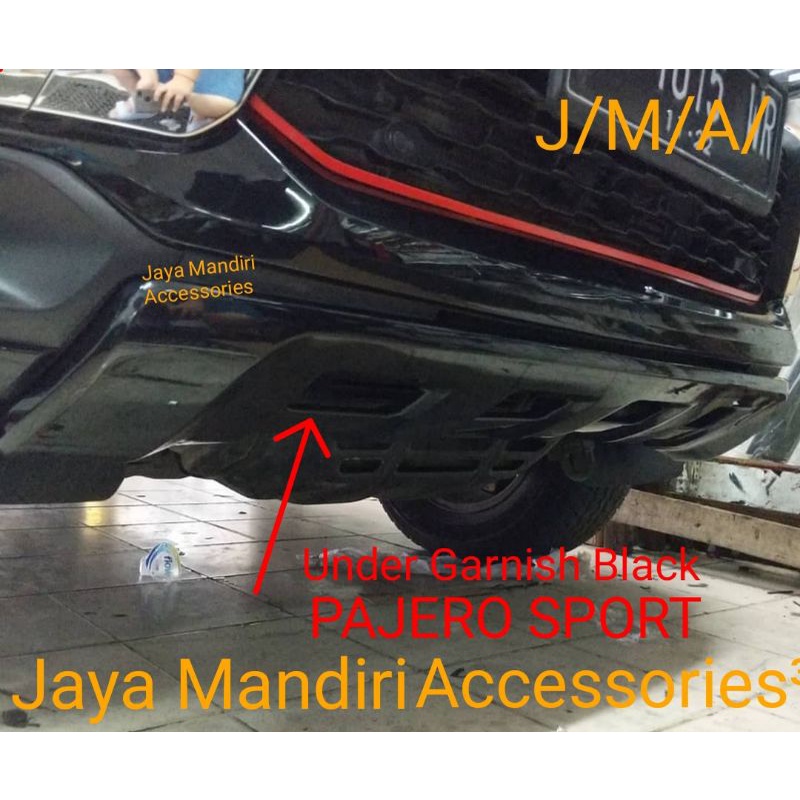 Jual FRONT UNDER SPOILER ALL NEW PAJERO SPORT MODEL ROCKFORD UNDER ...