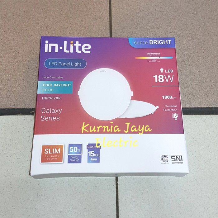 Jual INLITE DOWNLIGHT PANEL LIGHT LED INBOW 18W BULAT INPS628R ...