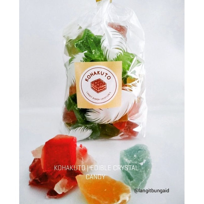 Jual KOHAKUTO | EDIBLE CRYSTAL CANDY | BATU BINTANG | Shopee Indonesia