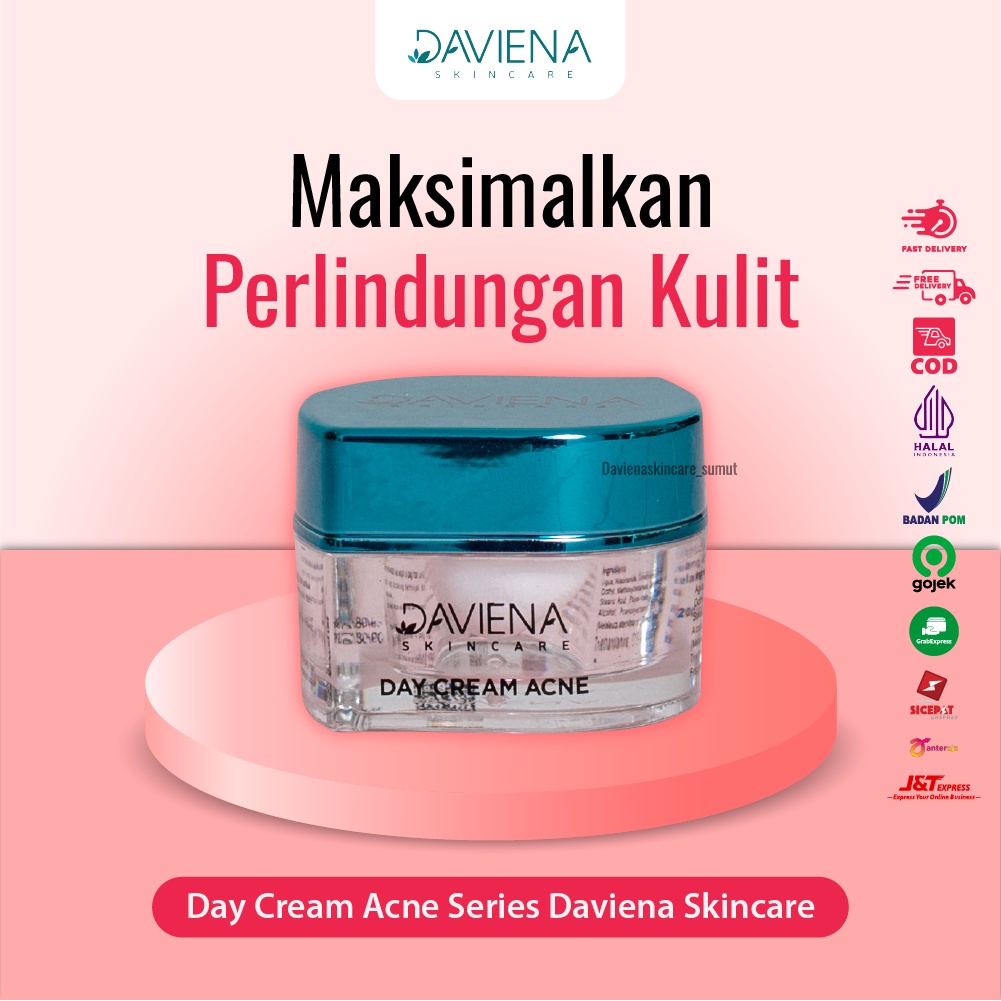 Jual Daviena Skincare Day Cream Acne Series | Shopee Indonesia