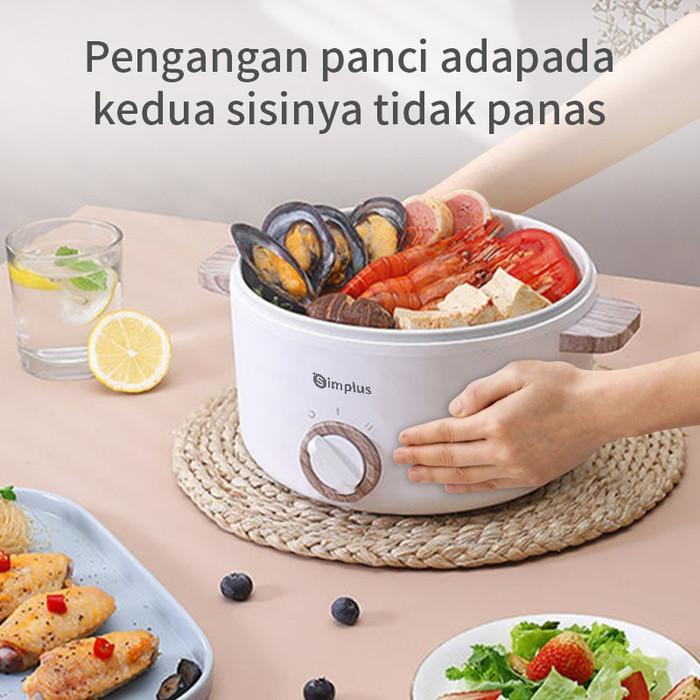 Jual Simplus Panci Listrik Kukusan Serbaguna 600 Watt Low Watt 1.5L 075 ...